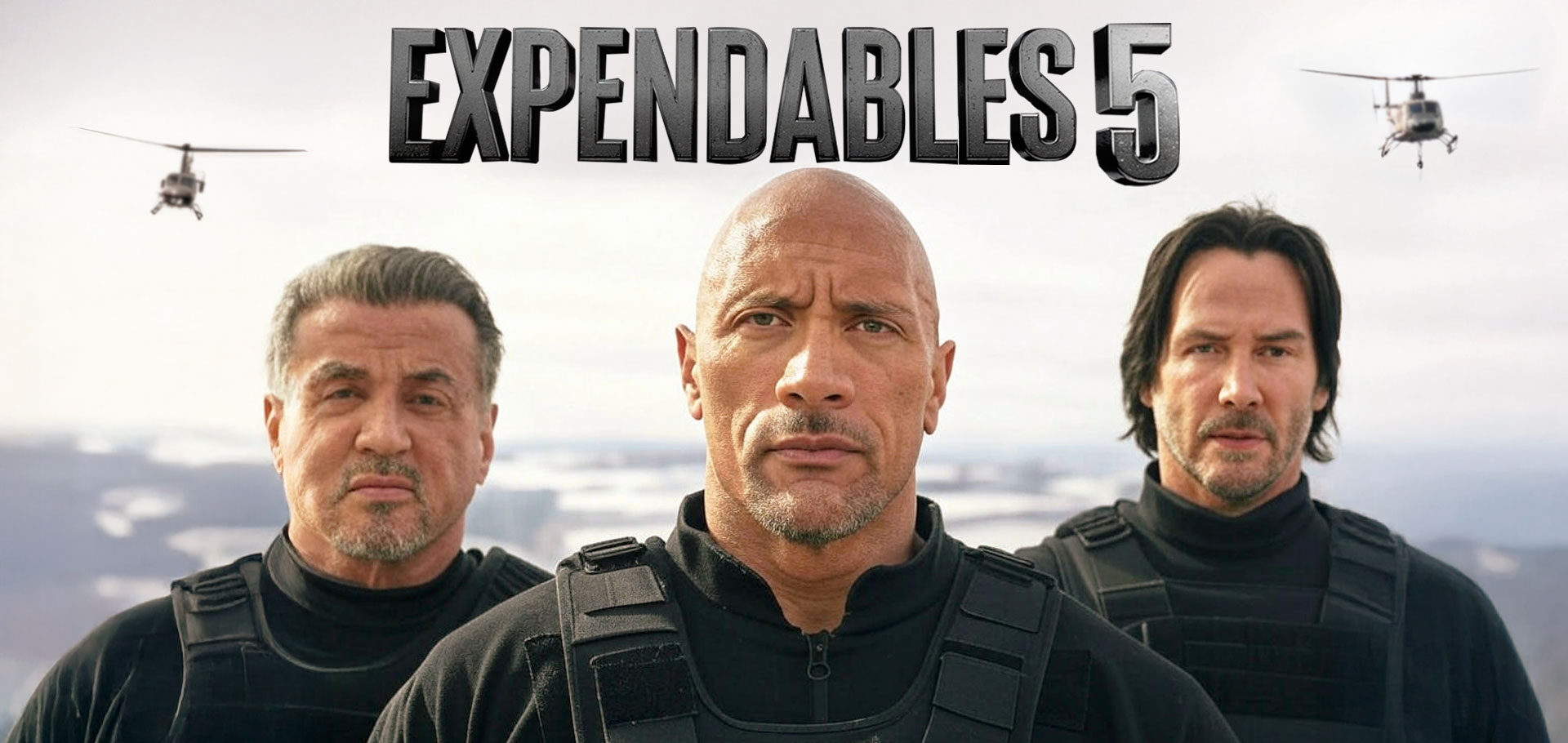 Dwayne Johnson & Keanu Reeves Join Expendables 5?